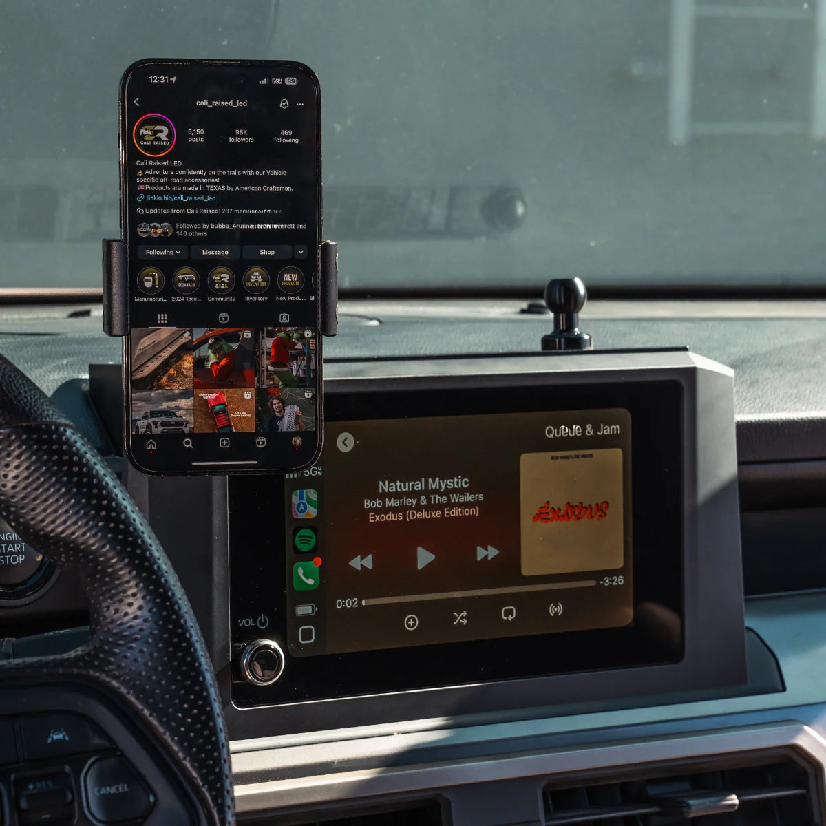 Cali Raised LED Dash Mount For 2024+ Toyota Tacoma – Roof Top Overland
