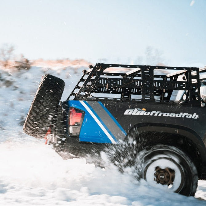 CBI Off Road Toyota Tacoma Cab Height Bed Rack | 2005-2023 – Roof Top ...