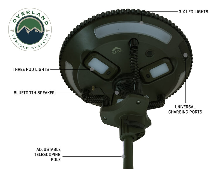 Overland Vehicle Systems Wild Land Camping Gear - UFO Solar Light Pods ...
