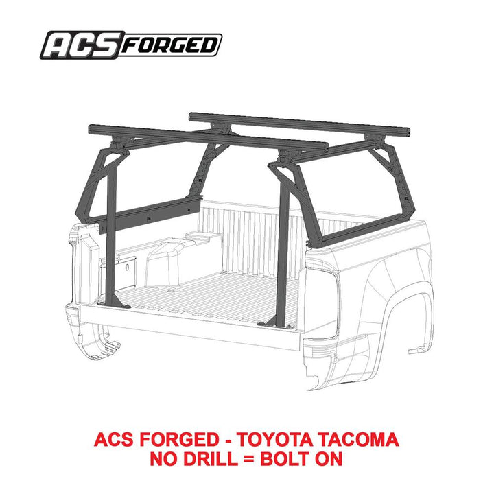 Leitner Active Cargo System ACS Forged Bed Rack - Toyota Tacoma – Roof Top Overland