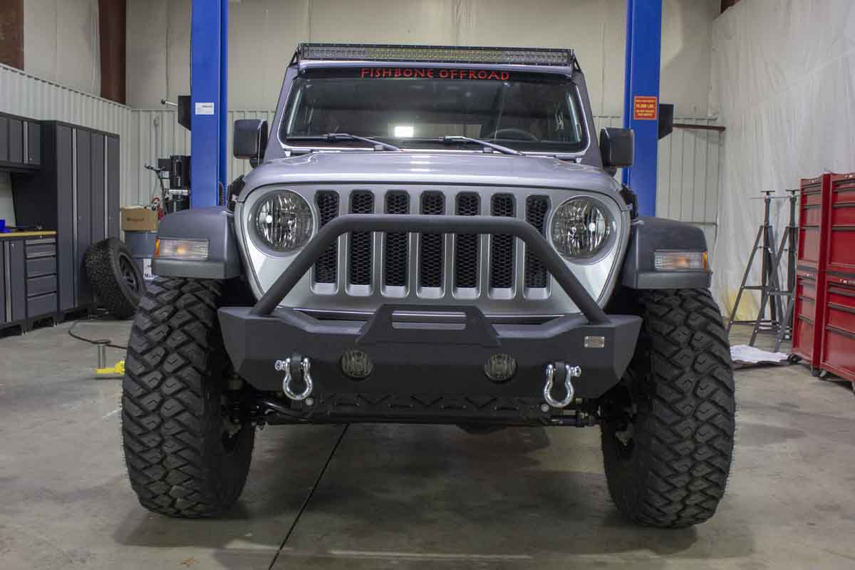Fishbone Offroad 2018-Current JL Wrangler (4-Door) Mako Front Bumper ...
