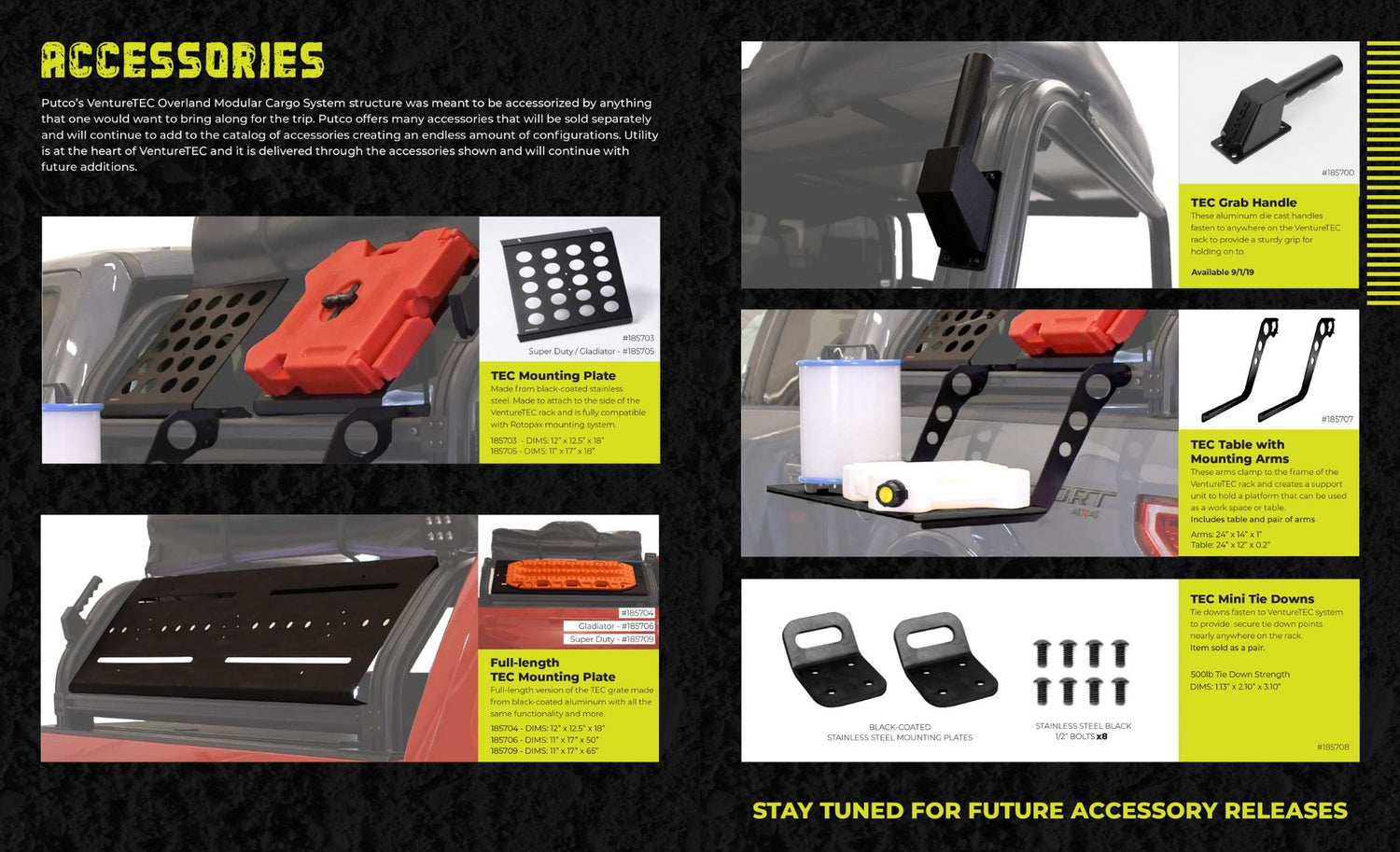 Putco Venture TEC Rack 2019-2022 Ford Ranger 5' (Short Box) – Roof Top ...